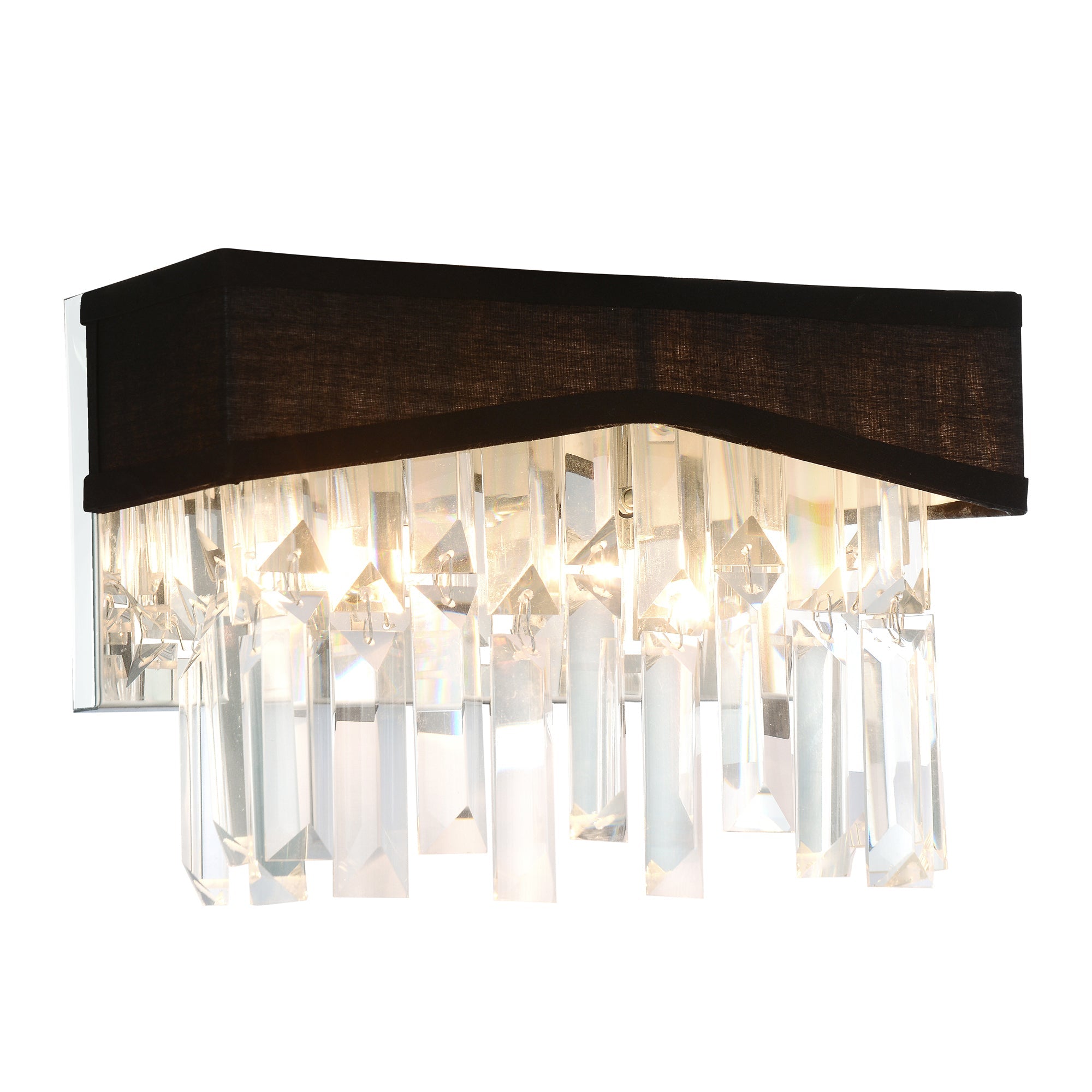 Havely 2 Light Wall Sconce With Chrome Finish – CWI Lighting - Brighter ...